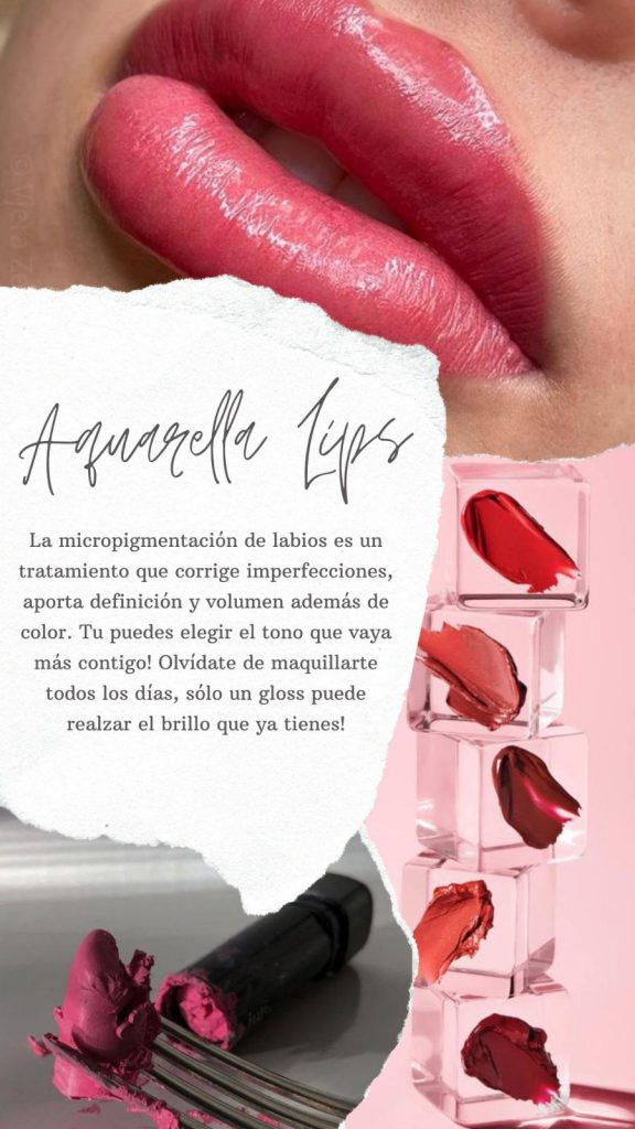 Acuarella Lips Madrid Bella Brow labios de Ensueño